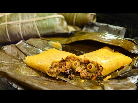 ¡100 Hallacas PERFECTAS! 🤤🎄Receta Navideña Gigante 🎁