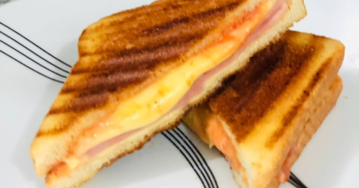 ¡Deliciosos Emparedados de Jamón y Queso en 10 Minutos! 🥪💖
