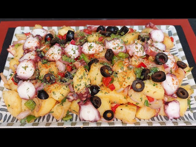 ¡Descubre la Delicia del Verano! Ensalada de Pulpo y Patata 🍽️