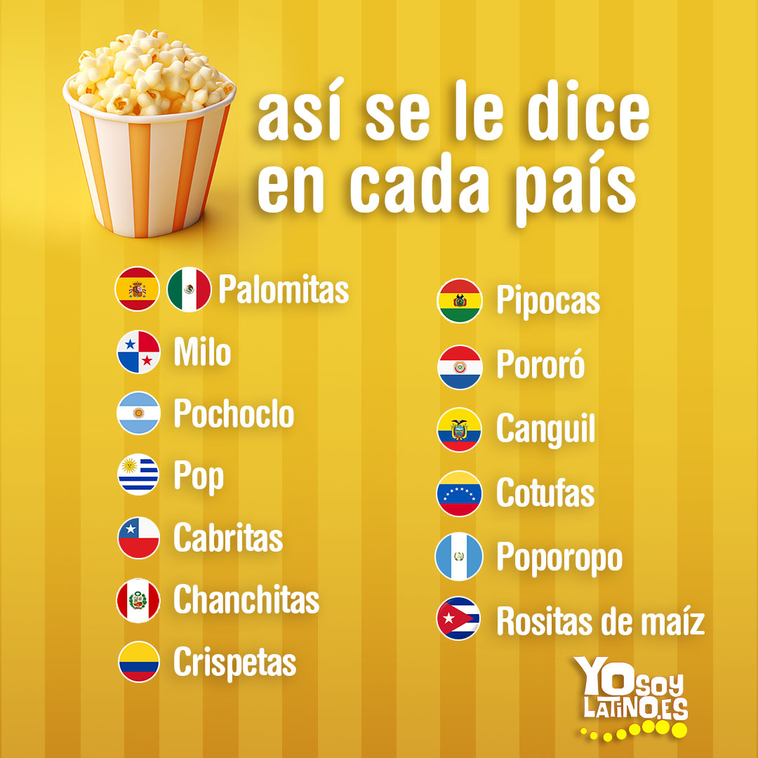 🍿🔥 Descubre cómo se dice PALOMITAS DE MAÍZ en otro país 🌍🤔 ¡Sorpréndete ...