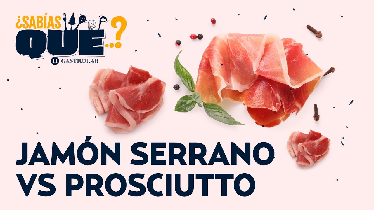 🔥 Descubre la DIFERENCIA entre Prosciutto 🇮🇹 y Jamón Serrano 🇪🇸 ¡Te sorprenderás! 🤯 #Gastronomía ...