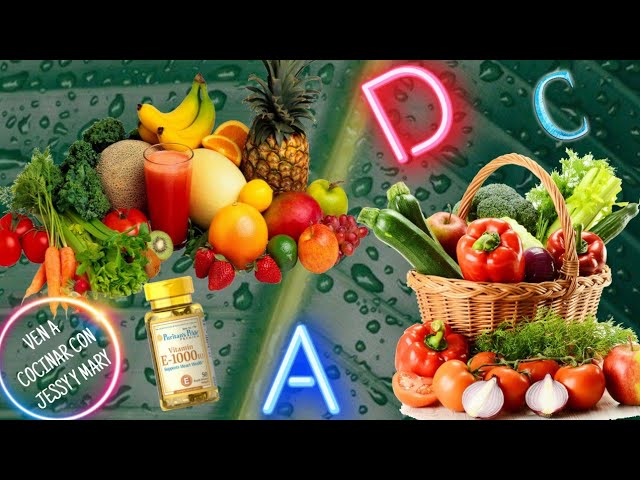 ¡Alimentos con Vitamina A, B, C, D: ¡Descubre el Secreto!