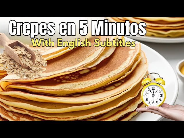 Crêpes Receta Fácil: ¡Sorprende con esta receta en 5 min!