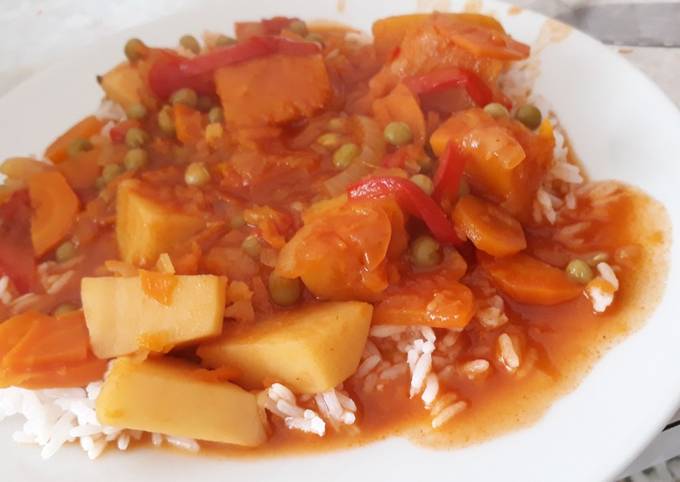 ¡Guiso Veggies 🤤 Sin Carne! Receta Fácil 😋