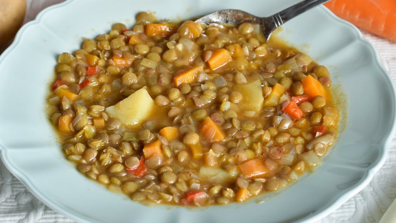 Lentejas con Verduras: ¡Receta INCREÍBLE! 🤤