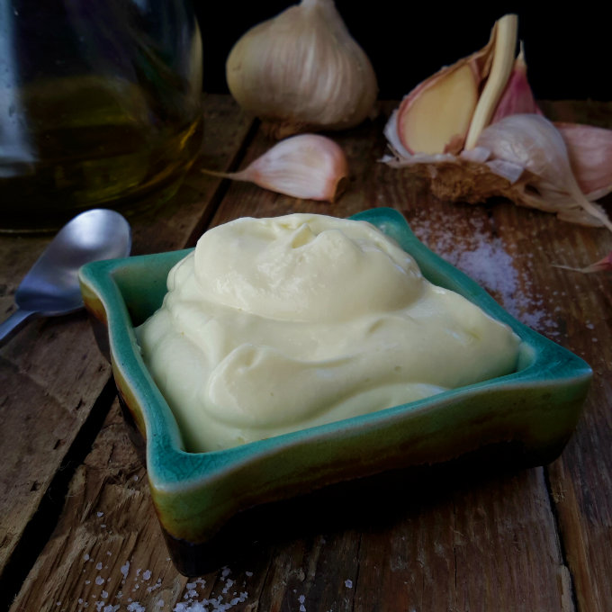 Receta Alioli SIN Huevo NI Leche ¡Impresionante! 🤩
