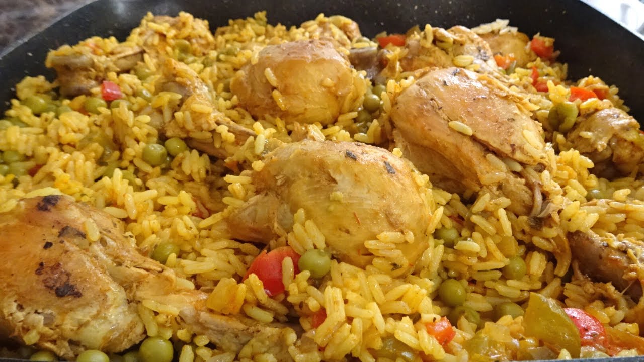 Receta Arroz con Pollo Amarillo 🤤 ¡La MÁS Rica!