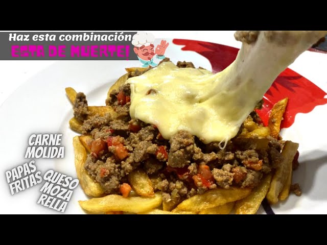 ¡Receta con Carne Molida y Queso 🤤 IMPRESIONANTE!