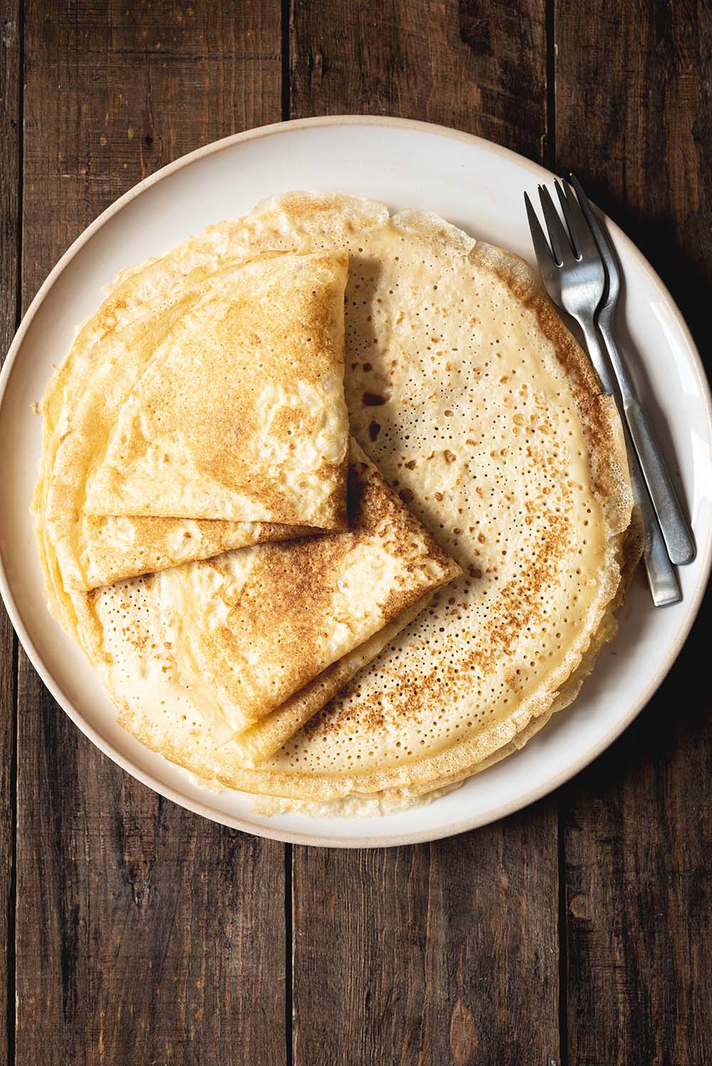 Receta Crepes para 4 (¡SIN Mantequilla!) 🤤