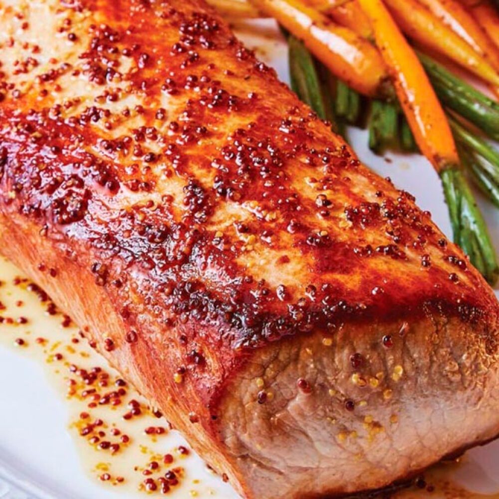 ¡Receta Lomo Cerdo Miel-Mostaza 🤤 AL HORNO!