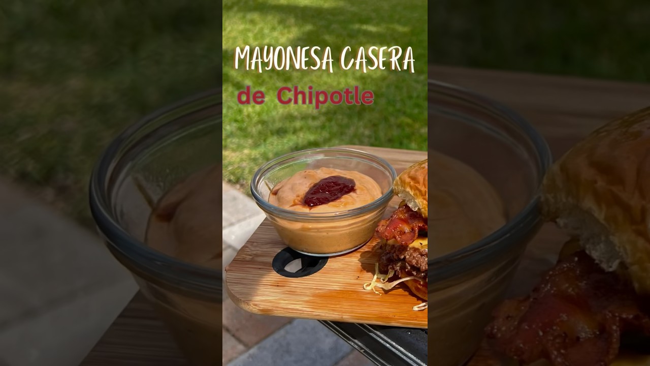 ¡Receta Mayonesa Chipotle: ¡Explosión de Sabor! 🔥