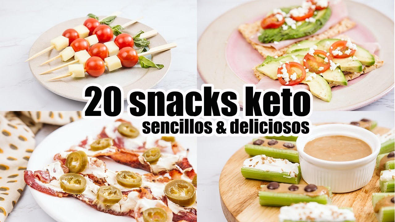 ¡Recetas Keto para Merendar que te Volarán la Cabeza! 😋