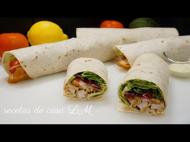 ¡Wraps Deliciosos! Recetas Fáciles 😋