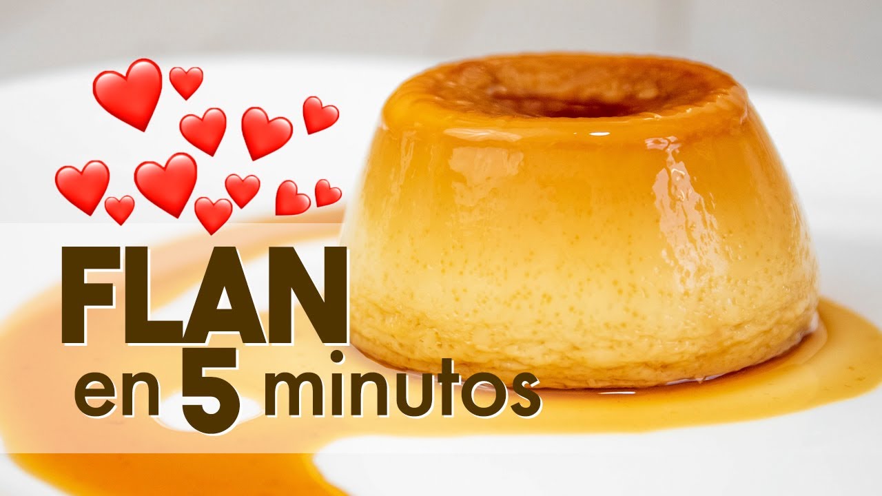 ¡Flan al Microondas 🤯 en 5 Minutos! Receta Fácil 😋
